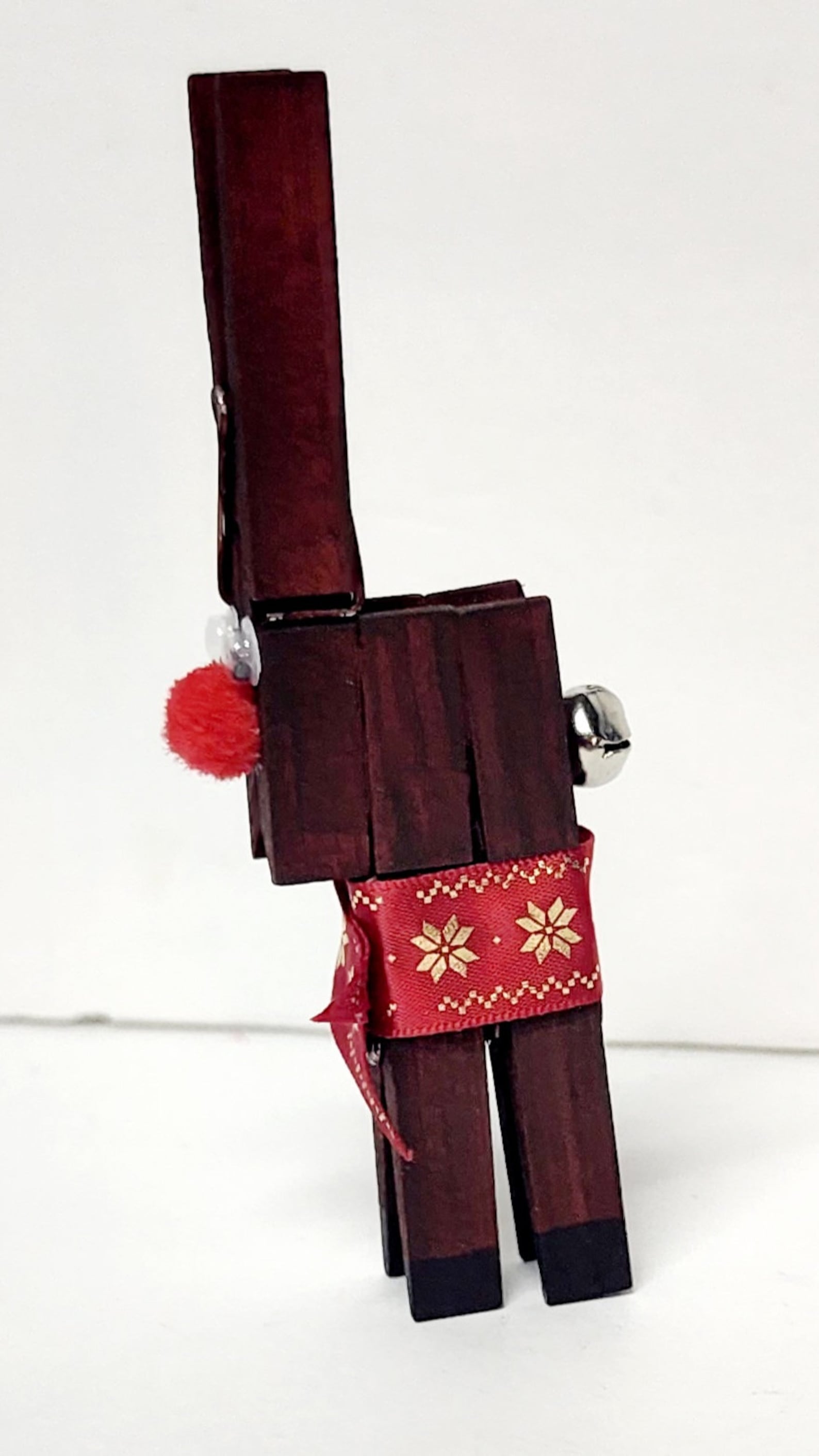 Wood Clothespin Reindeer Craft - Etsy