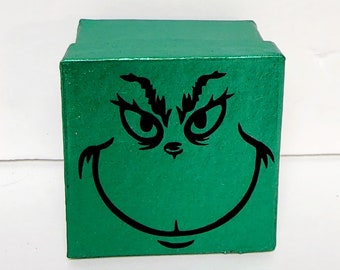 Grinch Christmas Eve Box box Only Size 8x8x4 Does Not Include Treats - Etsy