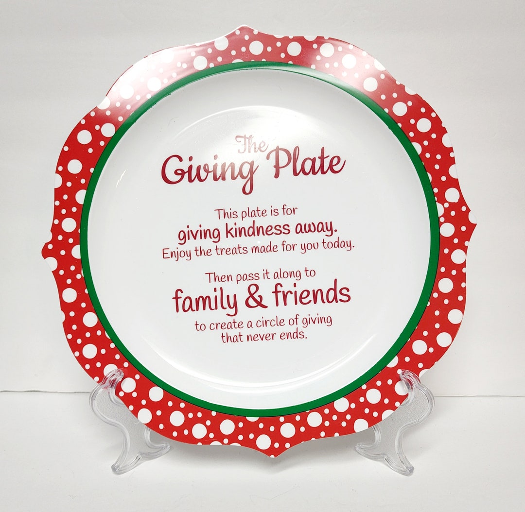 Unique Friends/family Sharing Plate - Etsy