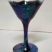 Galaxy Custom Hand Painted Martini Glass - Cocktail Glassware - Etsy