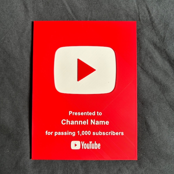 Youtube Play Button - Etsy