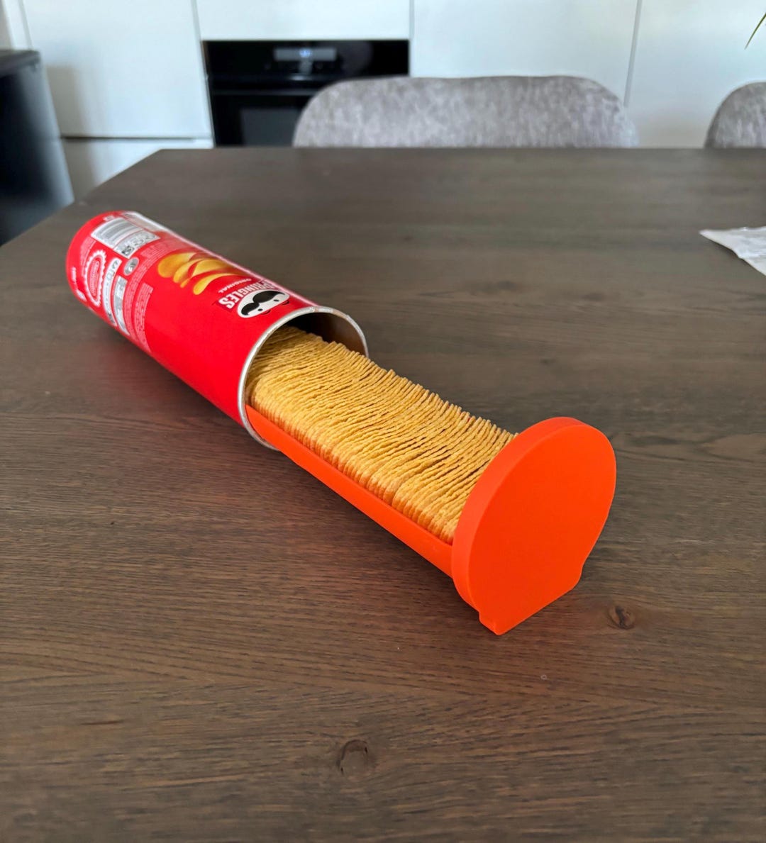 Pringles Dispenser & Lid – Customizable Snack Holder, Optional Text and ...