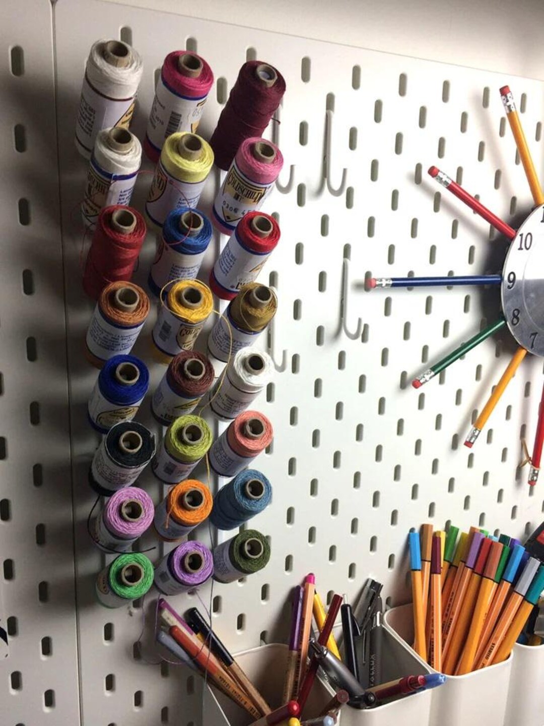 IKEA Skadis Thread Holder 4-spool Organizer for Perfect Sewing Storage ...