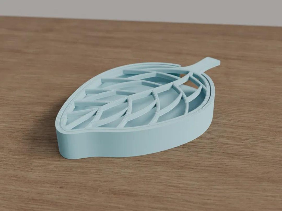 Elegant Modern Leaf Soap Dish Minimalist Leaf Shaped Soap Dish for a ...