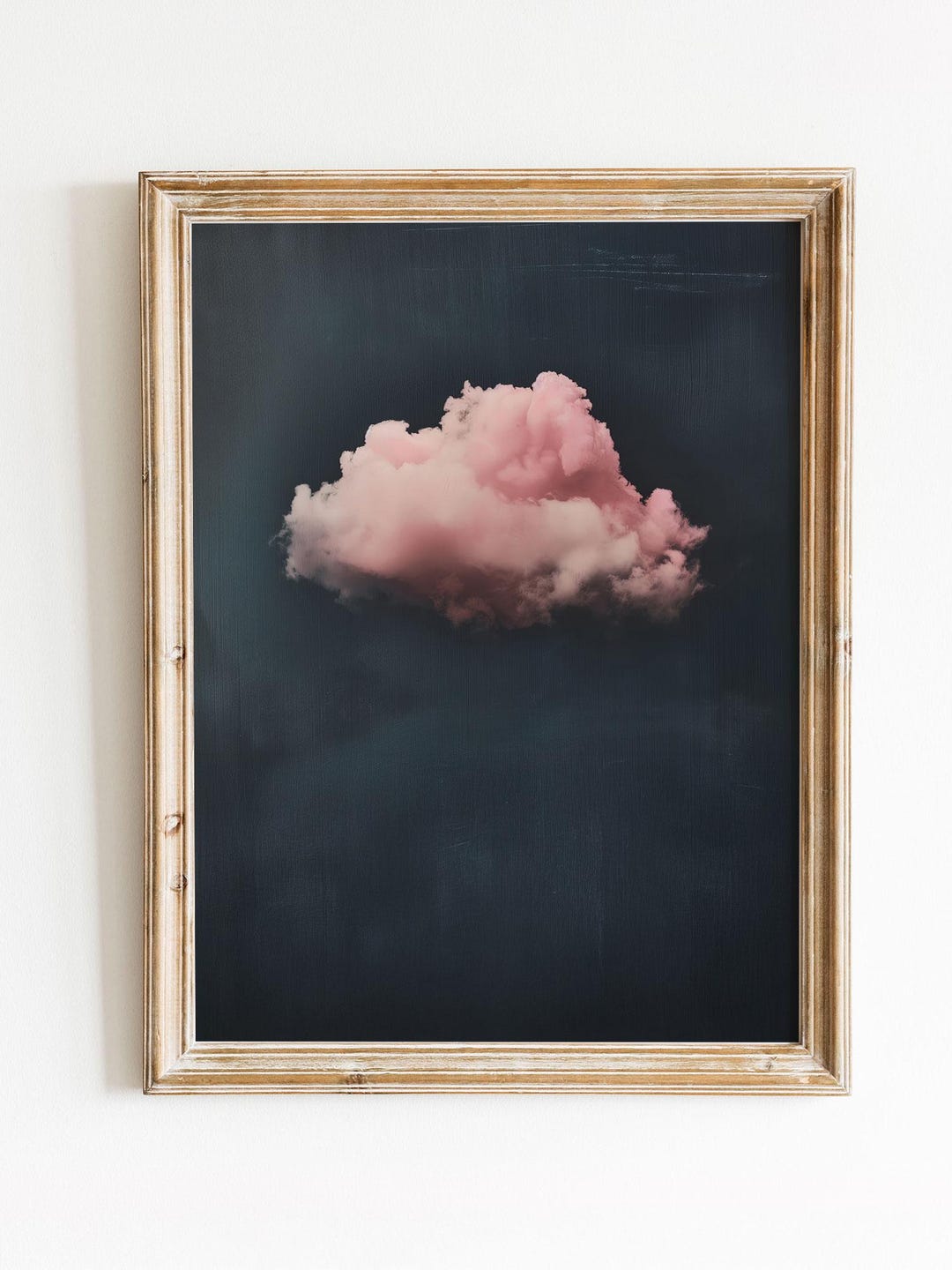 Pink Cloud Art Print, Dreamy Wall Decor, Modern Minimalist Artwork ...