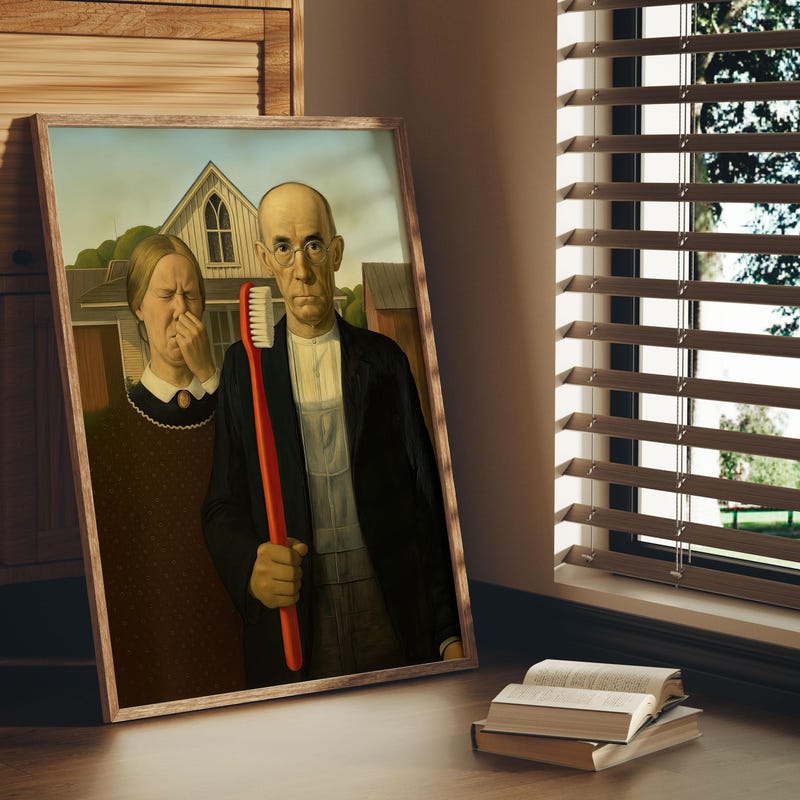 Vintage Toothbrush Funny - Etsy