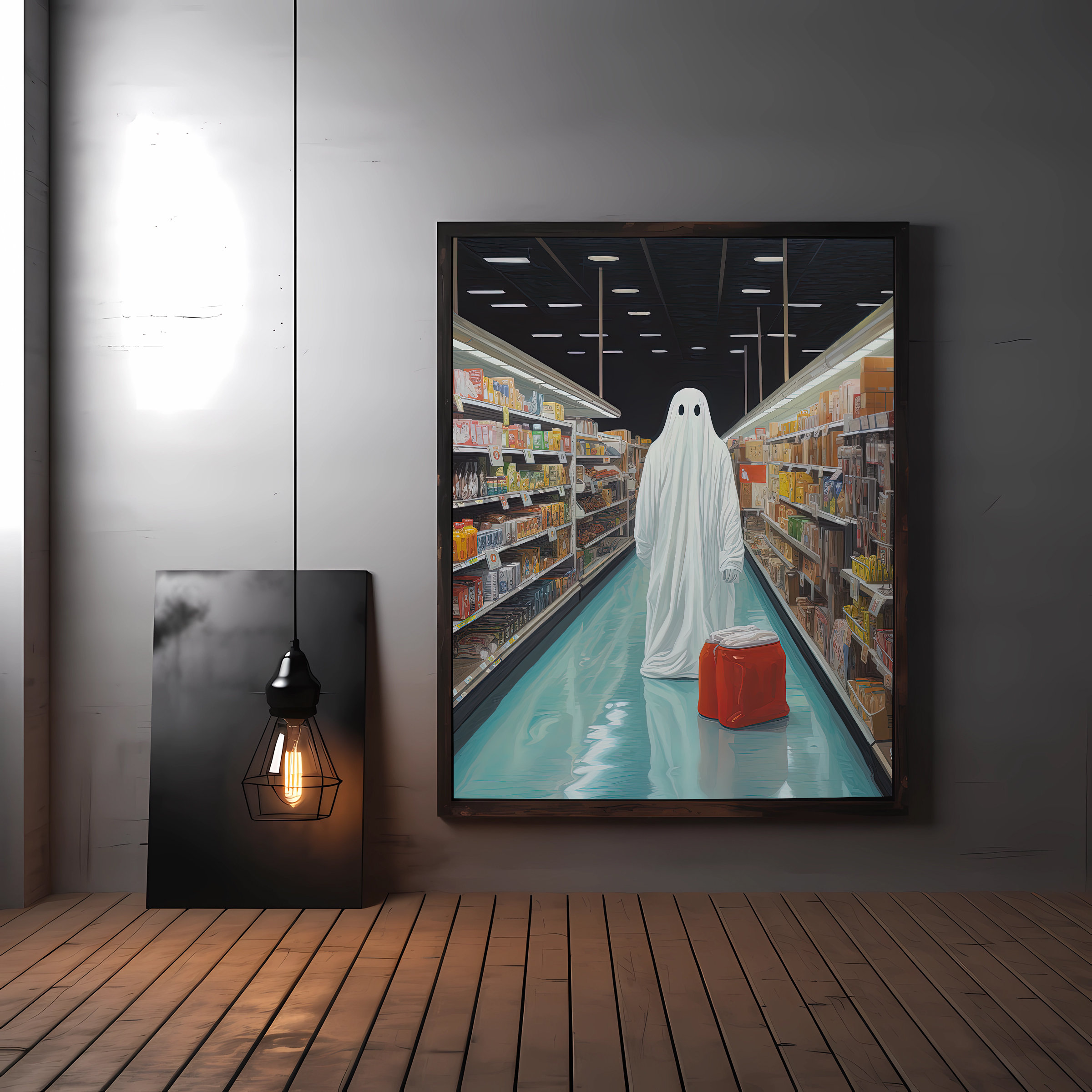 Ghost in a Supermarket Dark Academia Gothic Retro Vintage - Etsy