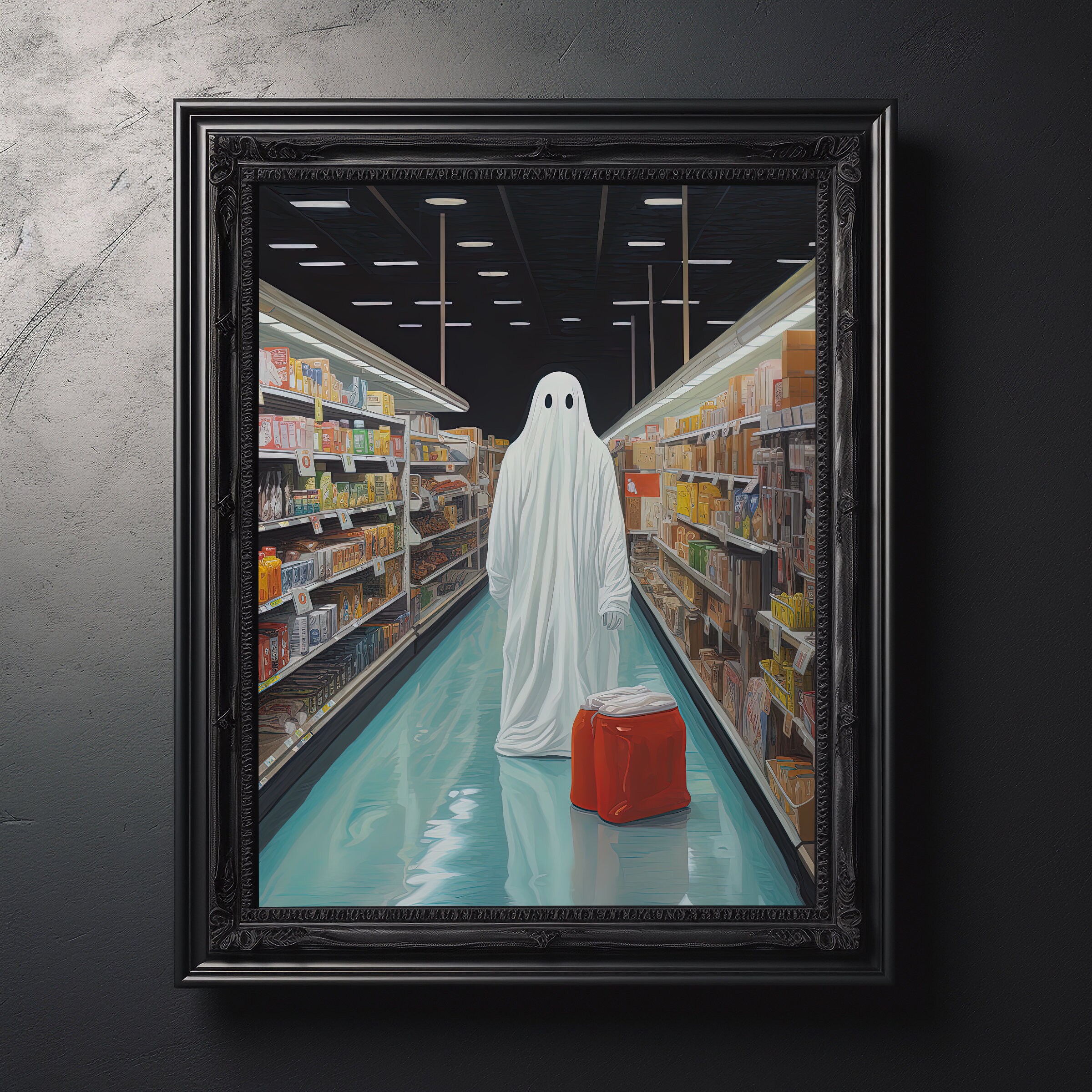 Ghost in a Supermarket Dark Academia Gothic Retro Vintage - Etsy