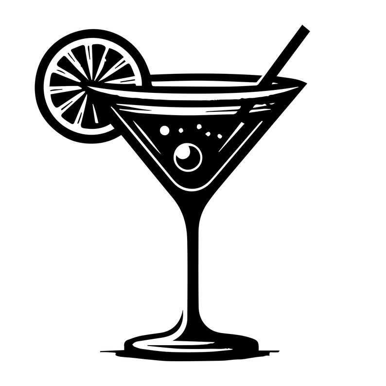 Cocktails SVG Bundle , Drink Clipart Cocktail Drinks Svg, Bar Cart ...
