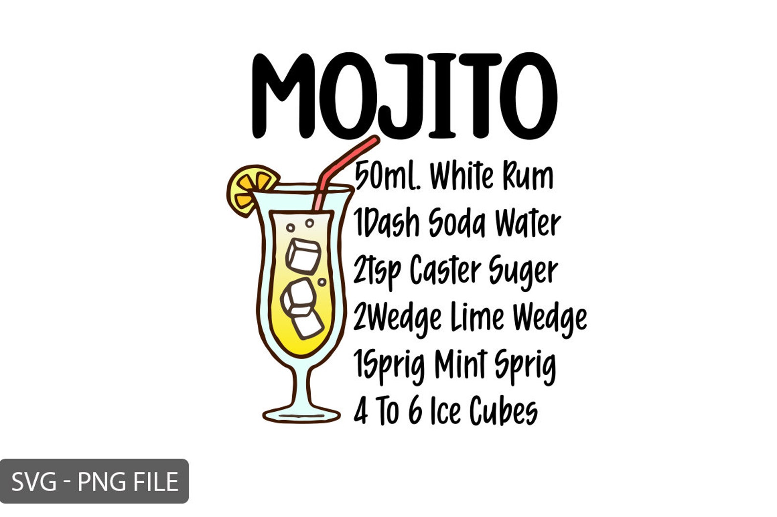 Cocktails Recipe SVG Bundle, Cocktail Recipe Svg, Cocktail Recipe for ...