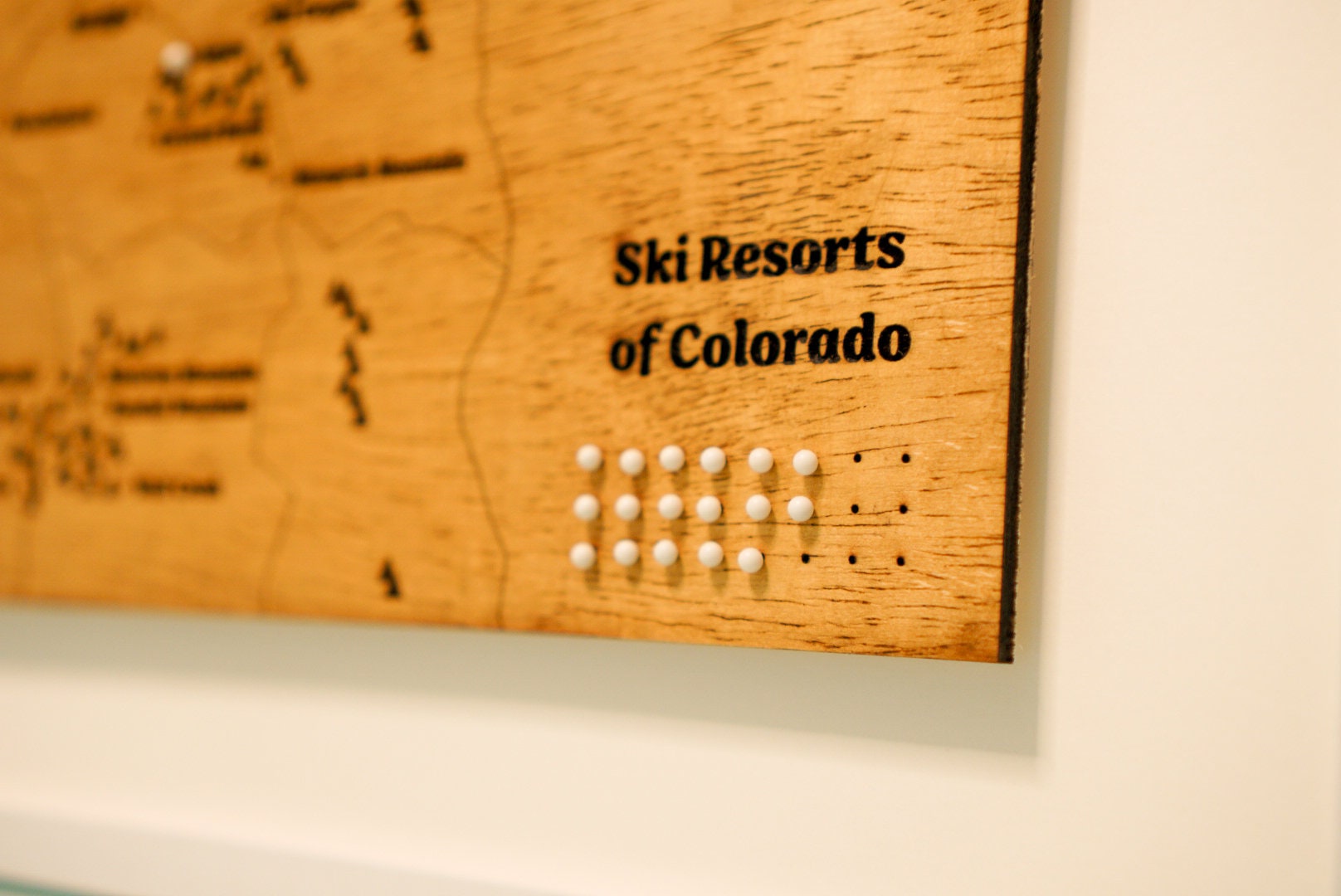 Colorado Ski Adventure Map: Pin Your Way to Powder Paradise - Etsy