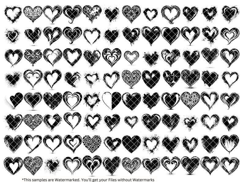 300 Heart Cliparts | PNG + SVG Transparent Background | Commercial Use ...
