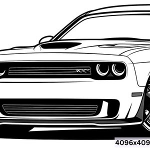 300 Muscle Car Clipart PNG SVG Bundle - Classic Vintage Hot Rod Car ...
