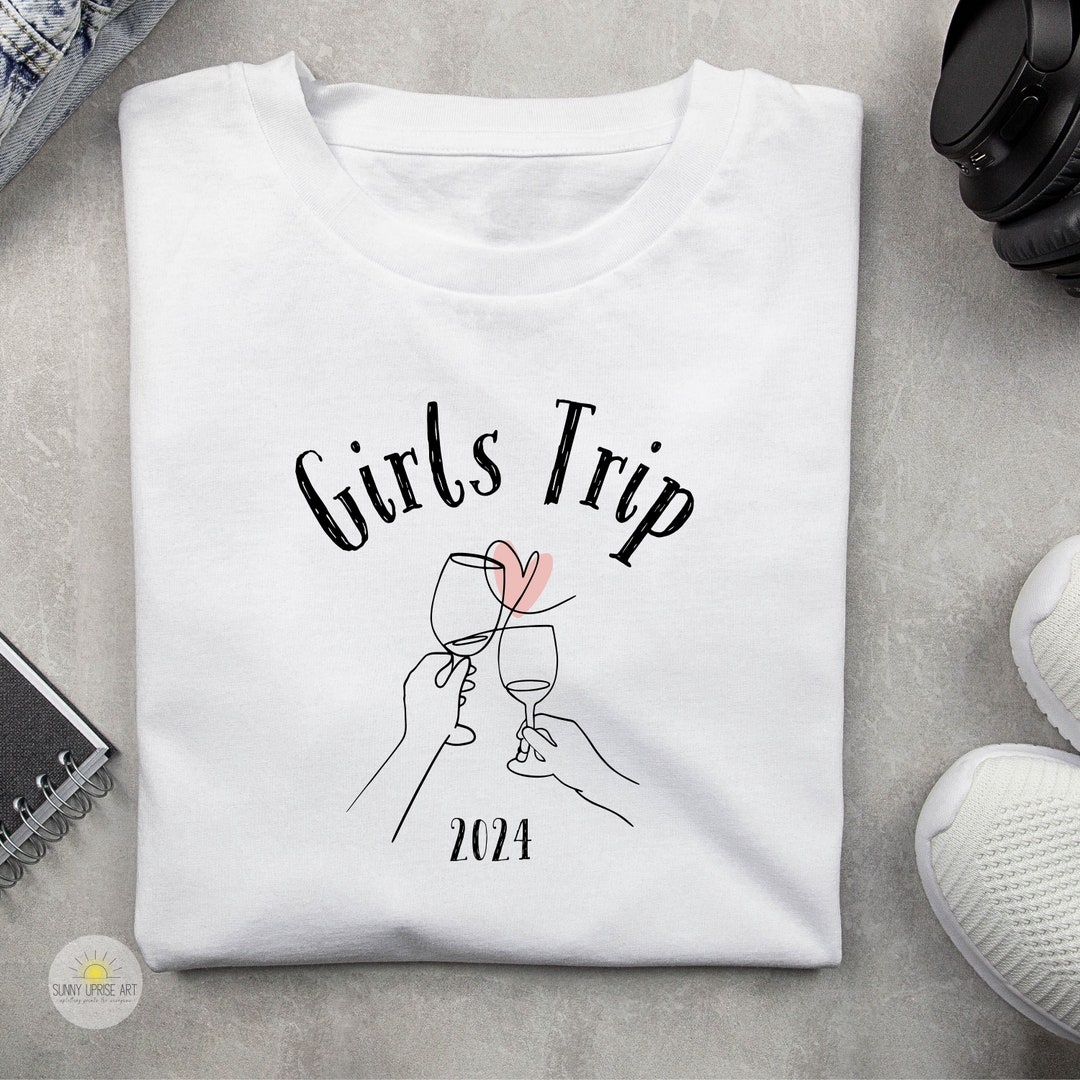 Girls Trip Tshirt 2024, Girlstrip, Party Weekend Shirt, Mädelsurlaub ...