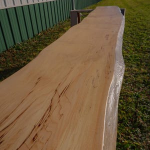 Spalted Maple Finished Slab - Perfect for Furniture, Countertops, or ...