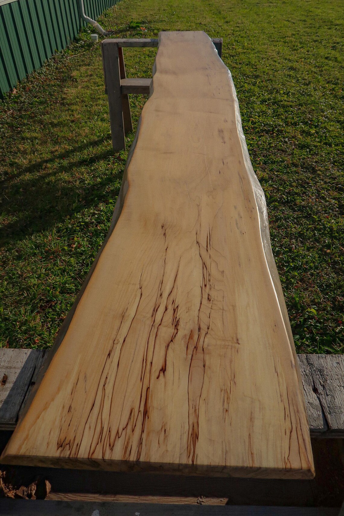 Spalted Maple Finished Slab - Perfect for Furniture, Countertops, or ...