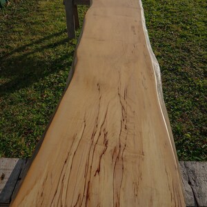 Spalted Maple Finished Slab - Perfect for Furniture, Countertops, or ...