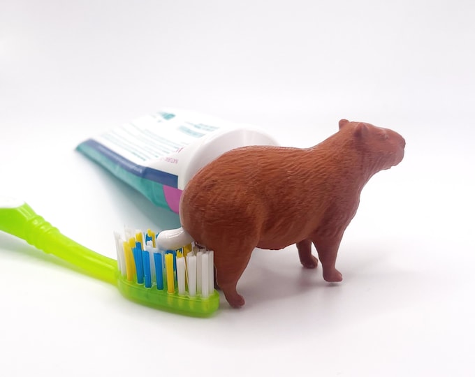 Capypooper - Capybara Toothpaste Topper | Capybara Toothpaste Cap ...