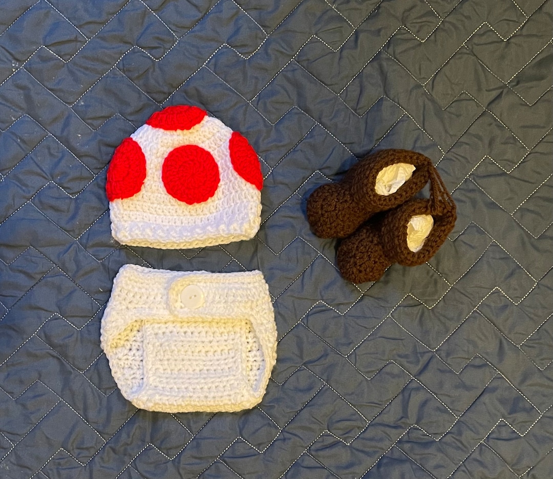 Babies Mario Brothers Inspired Toad Clothes Newborn Size - Etsy