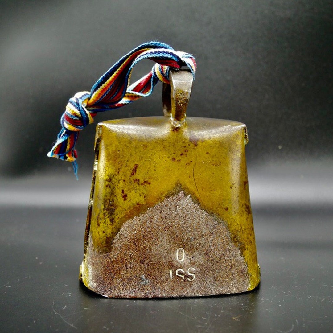 Antique Swedish Large Brass Cow Bell Handcrafted Nordic Rustic Cow Bell ...