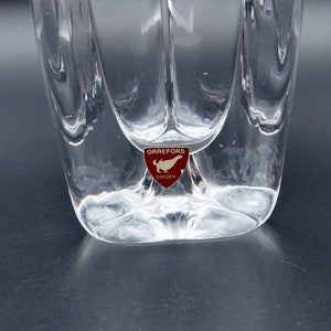 Vintage Orrefors Triangle Dusk Series Vase 3812 Nils Landsberg Signed ...