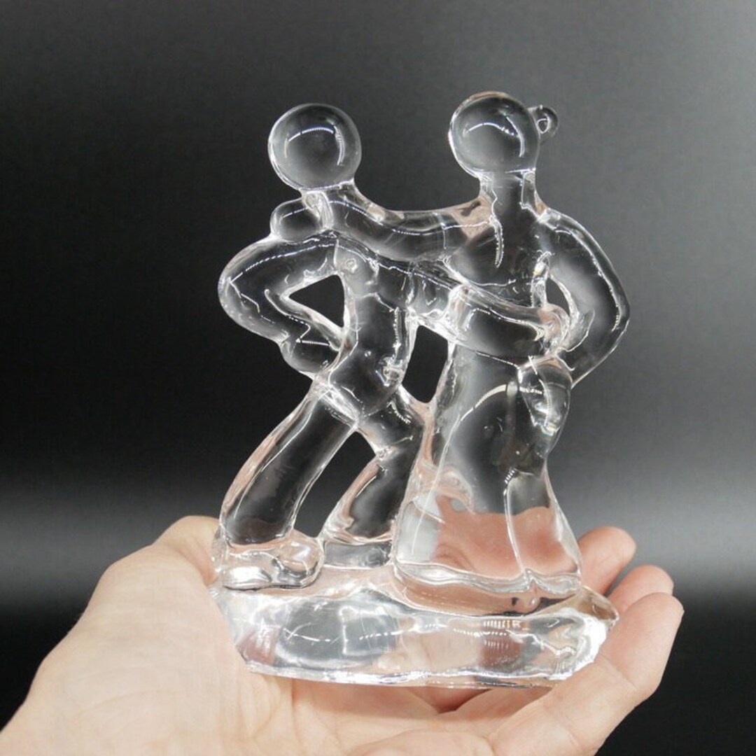 Vintage Art Glass Dancing Figures Designed by Tyko Axelsson Reijmyre ...