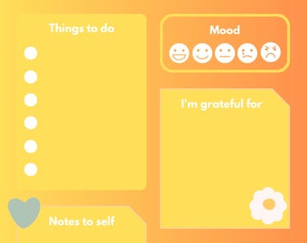 Aesthetic Daily Planner Printable to Do List Digital Daily Schedule ...