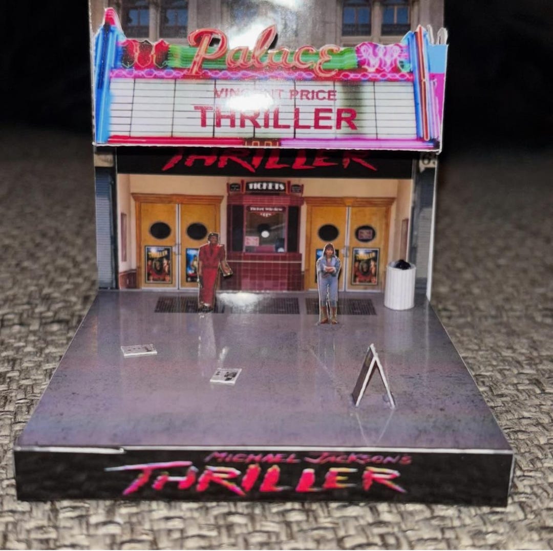 Michael Jackson Thriller Theater Scene Diorama Miniature - Etsy