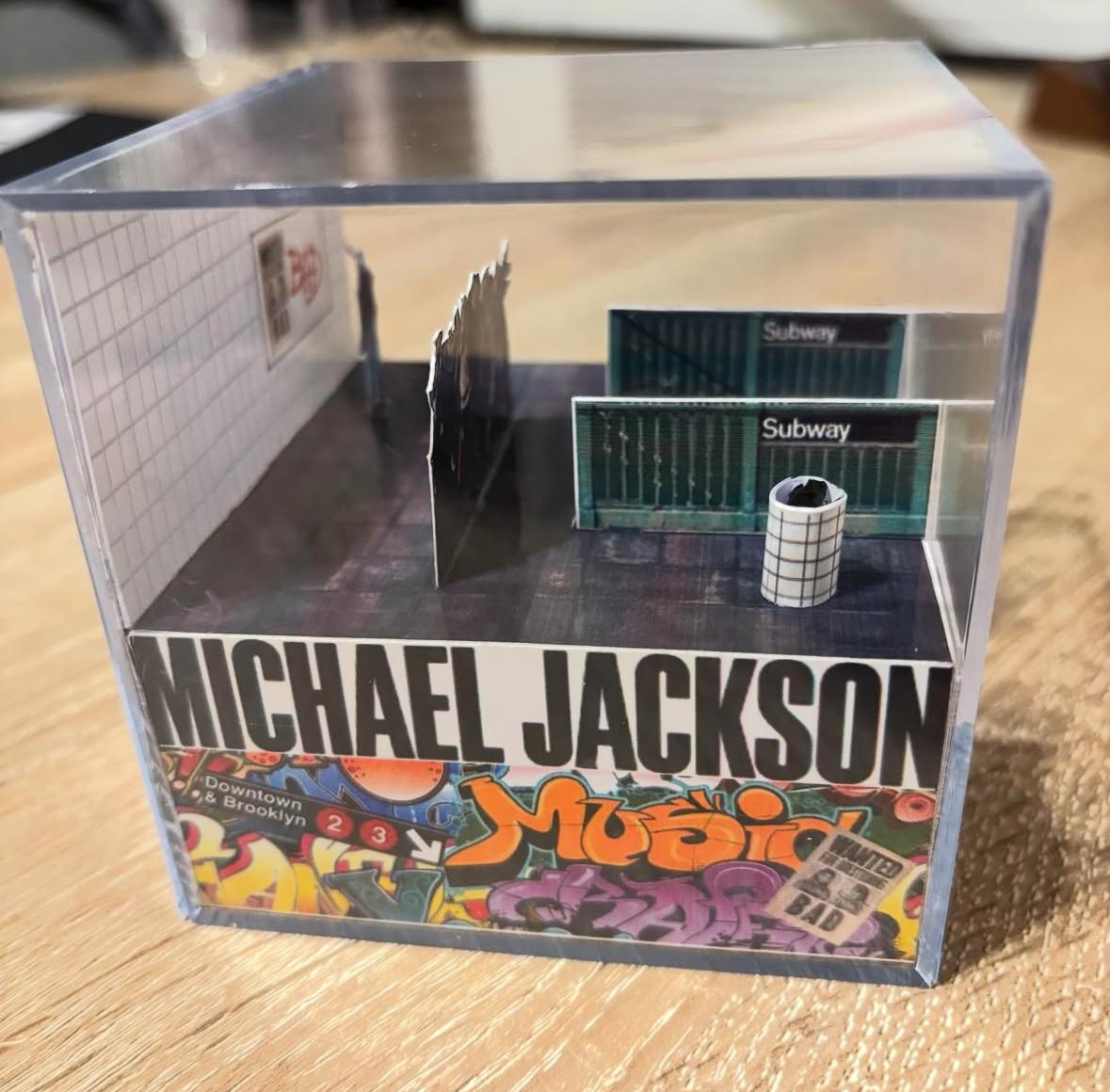 Michael Jackson Diorama BAD Subway - Etsy