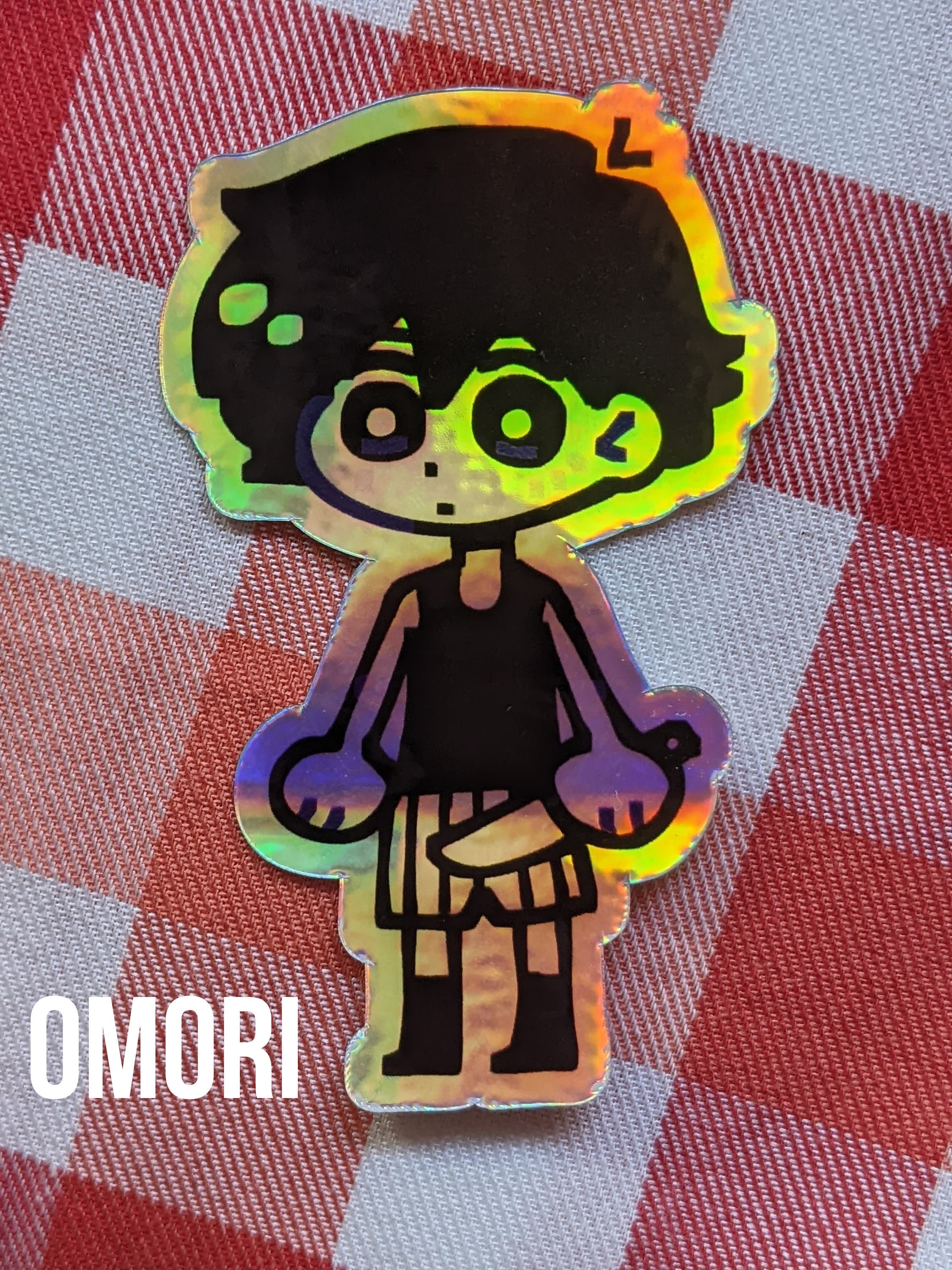 OMORI HEADSPACE Holographic Stickers - Etsy