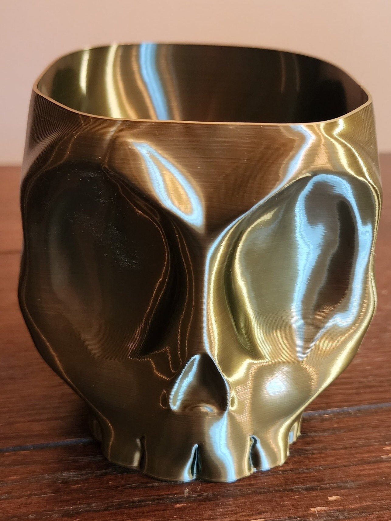 3D Printed Skull Planter Set - Etsy