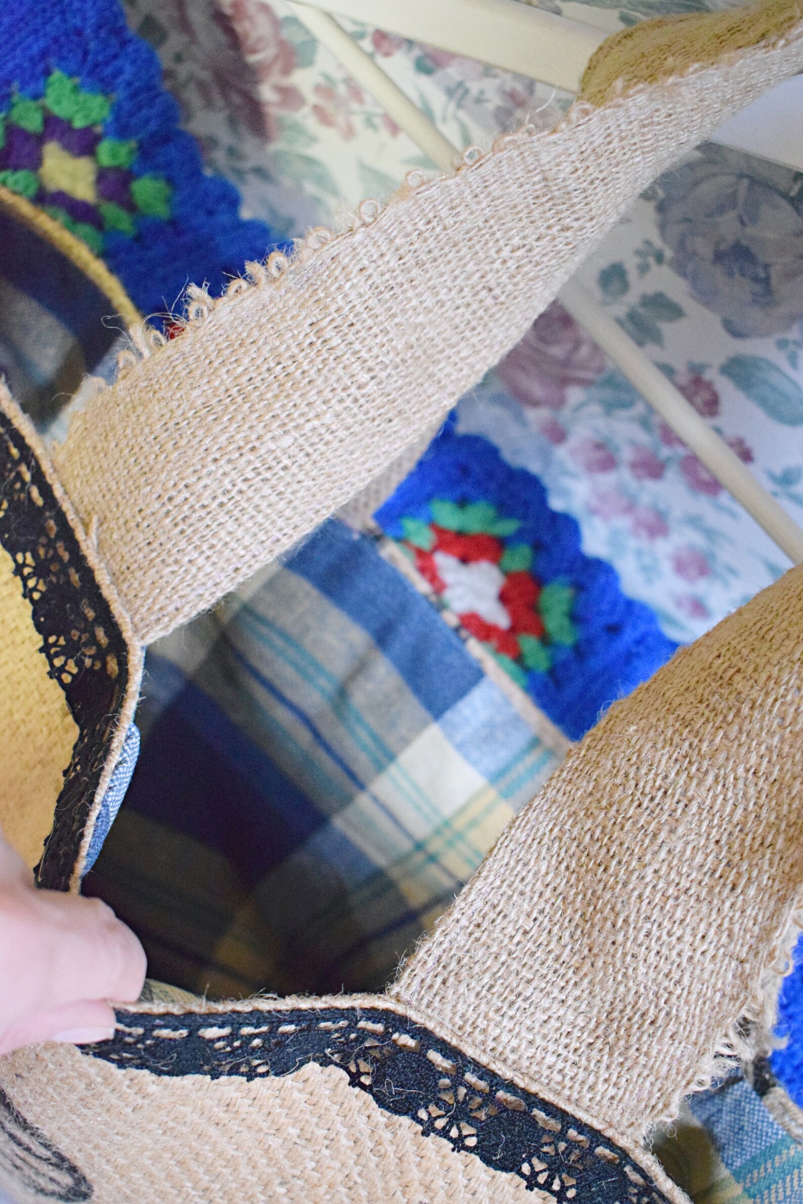 Jute Tote Bag Burlap Bag Hessian Jute Bag Rustic Bag Boho - Etsy