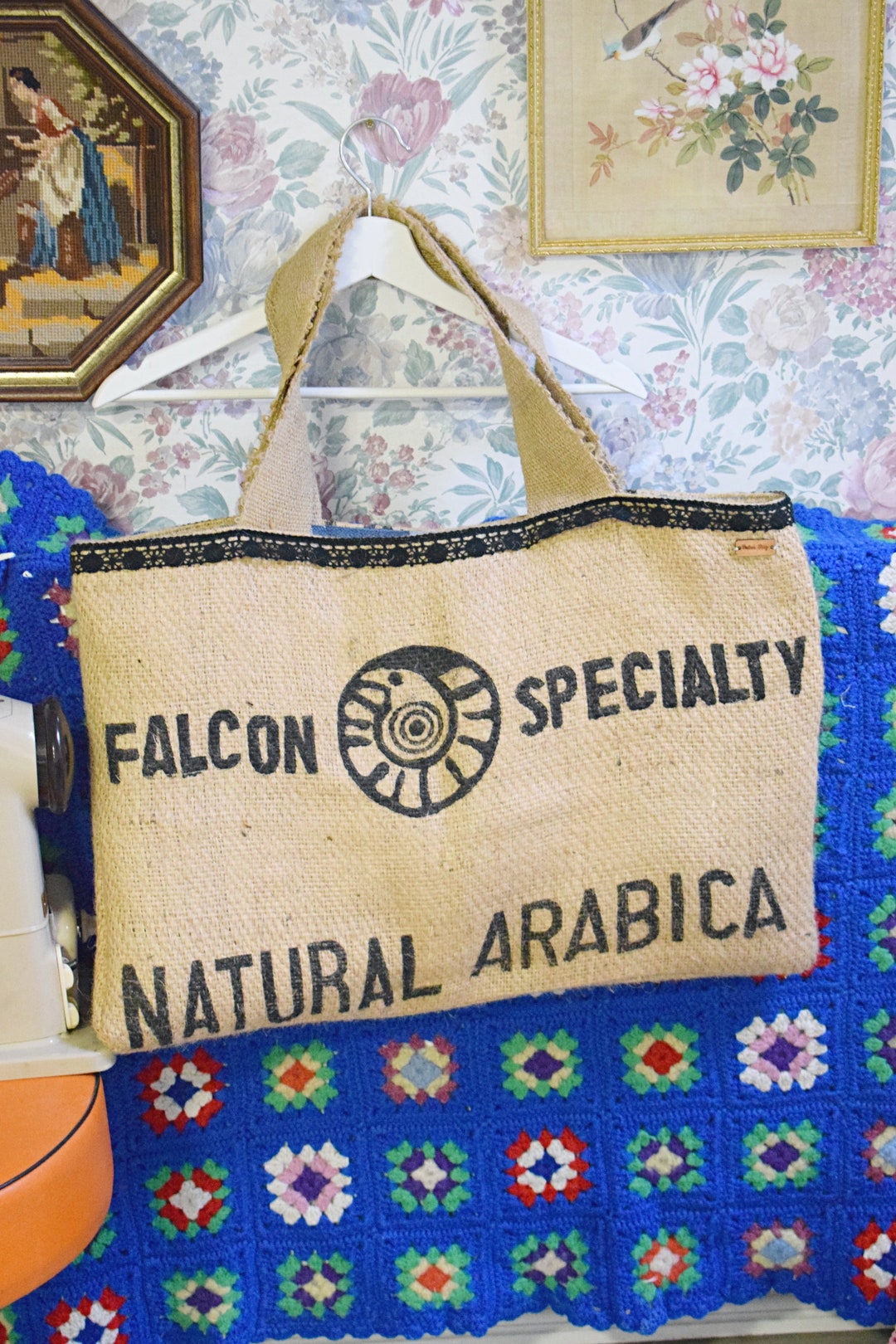 Jute Tote Bag, Burlap Bag, Hessian Jute Bag, Rustic Bag, Boho Bag ...