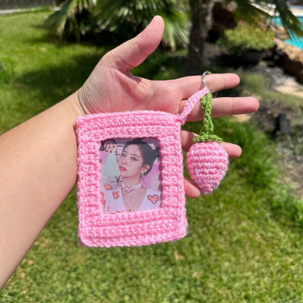 Strawberry Photo Card Holder - Etsy