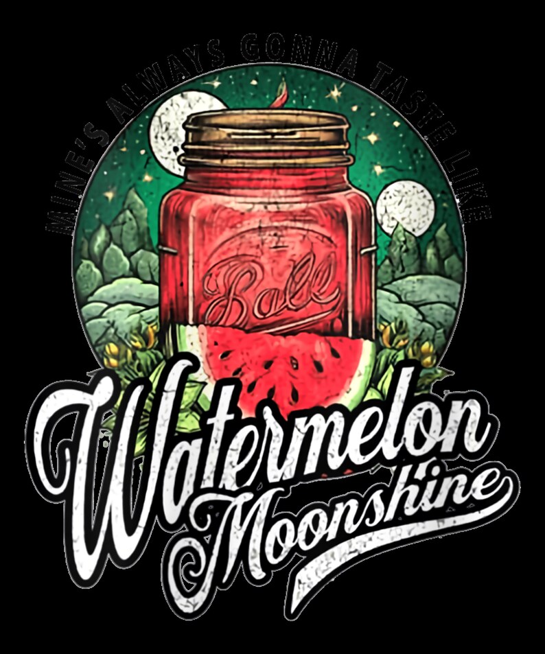 Watermelon ,moonshine,summer,fun,women,dtf Transfer,ready to Press - Etsy