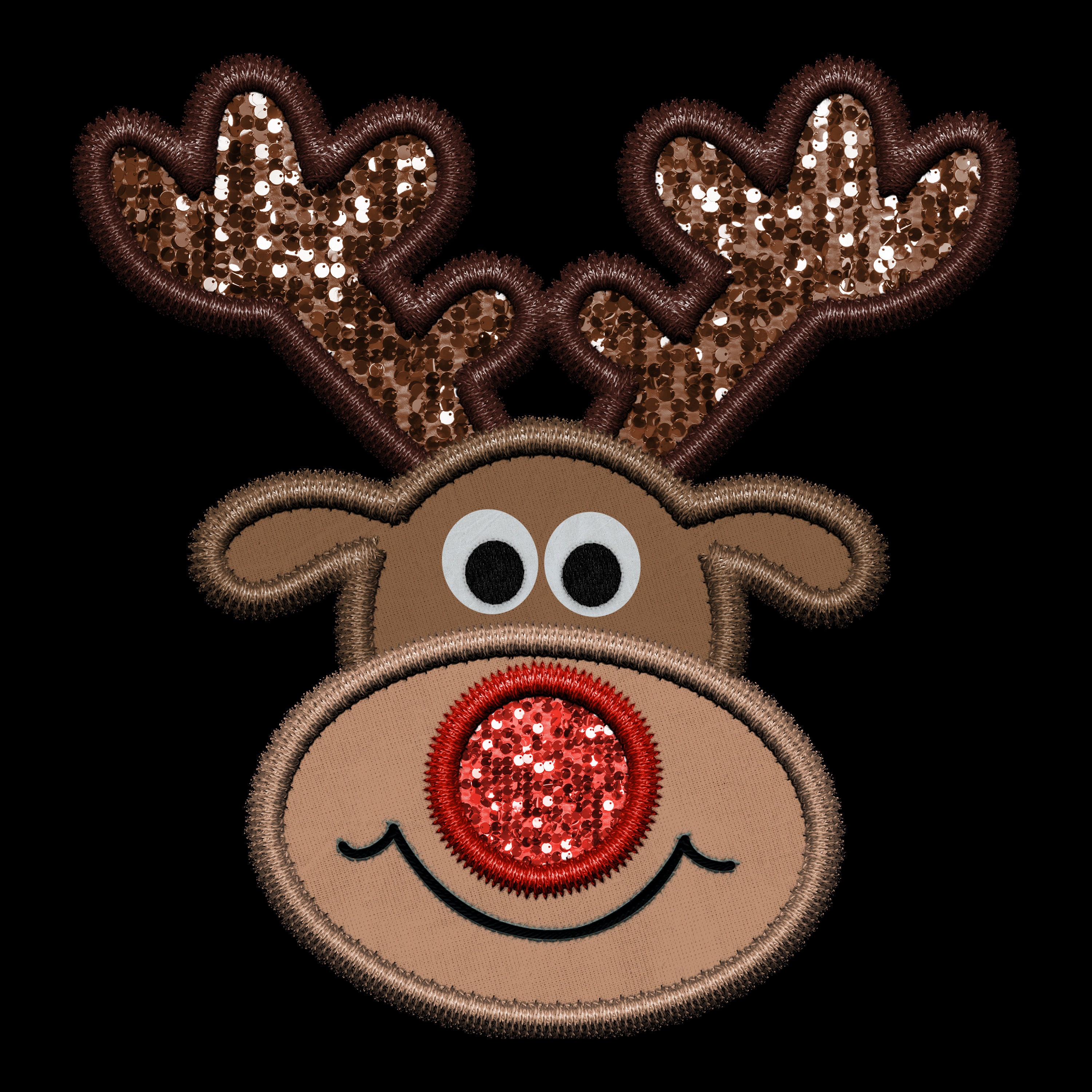 Rudolph Red Nose Reindeer Christmas Png Holiday DTF - Etsy
