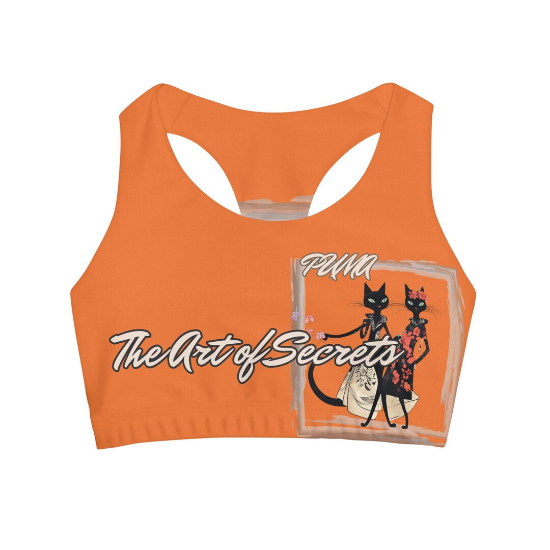 Swimsuit Crop Top, Puma Print, Girls' Swimwear, Beachwear, Animal Art ...