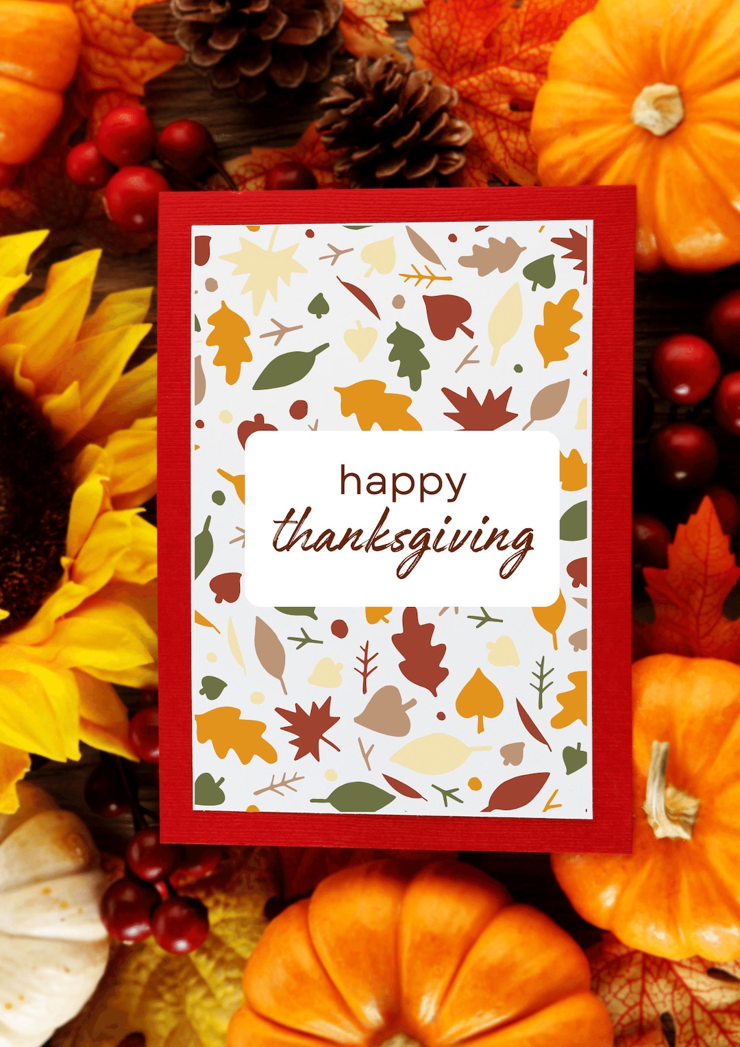 Thanksgiving Digital Card Happy Thanksgiving Digital - Etsy