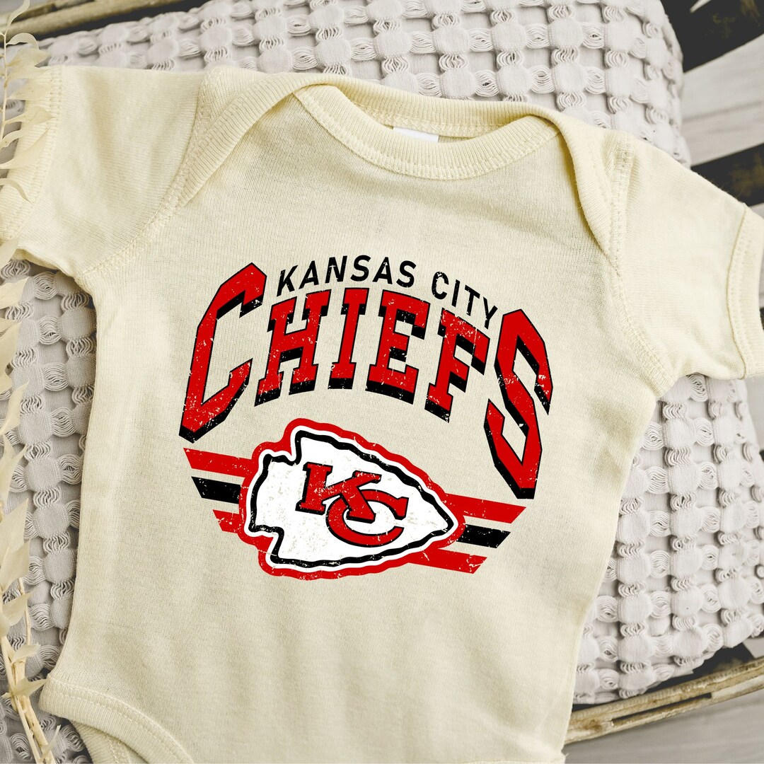 Kansas City Chiefs Baby Onesie Bodysuit Vintage Retro - Etsy
