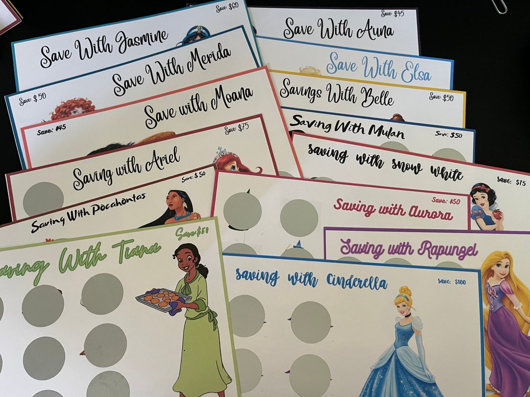 Disney Princess Scratcher Bundle - Etsy