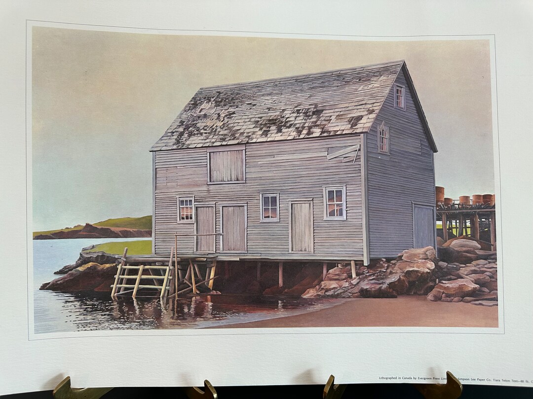 Set of 3 Original Lithographs by Evergreen Press "vanishing Buildings ...