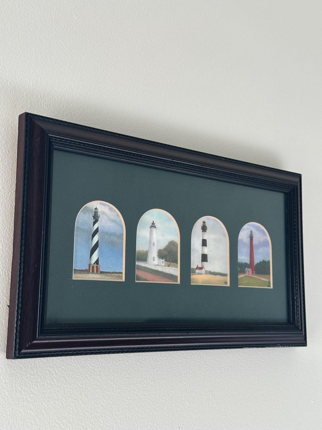 Lighthouses - Four Prints Custom Framed - Etsy