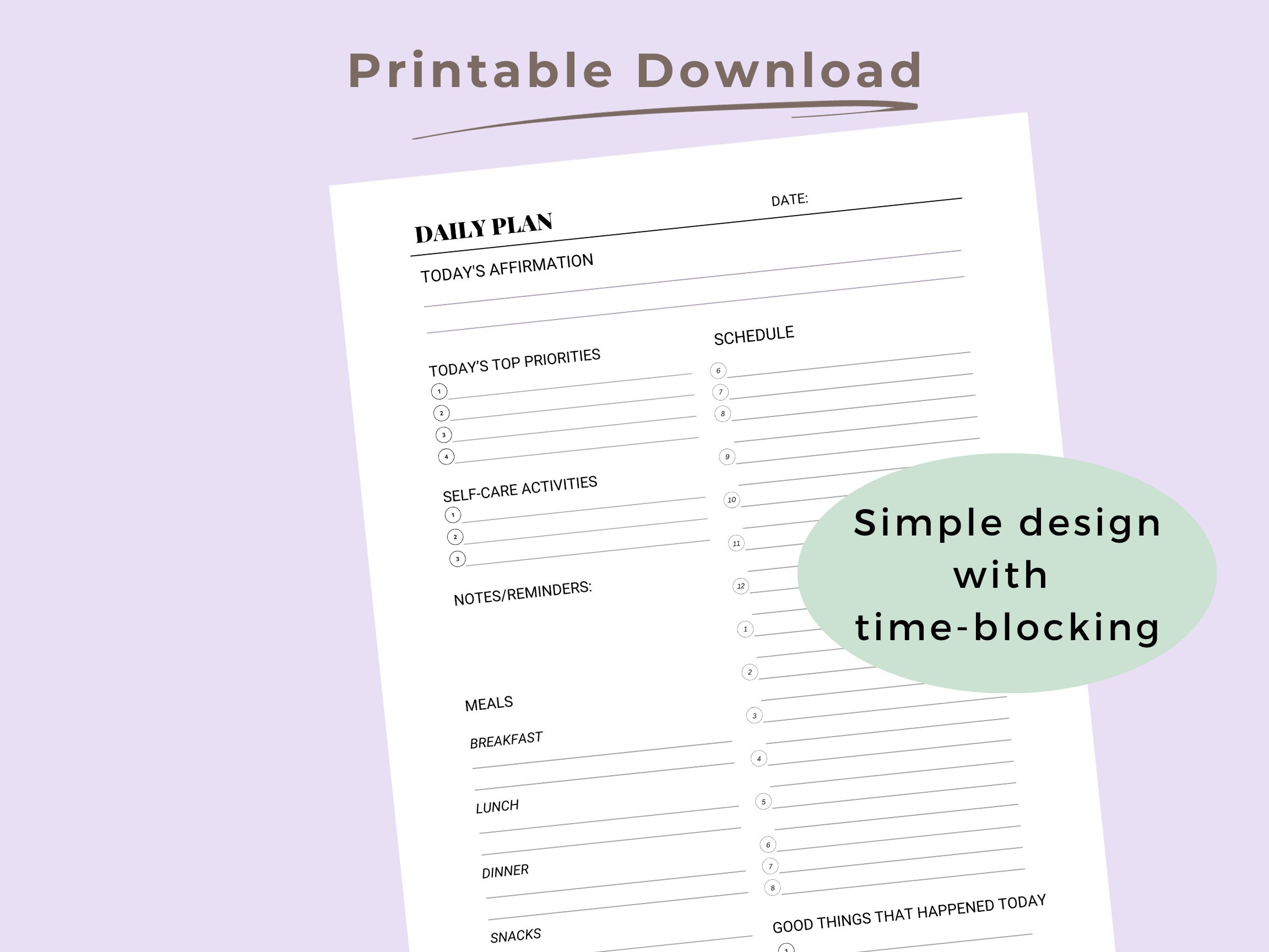 ADHD Digital Planner, ADHD Planner Printable, Mental Health Workbook - Etsy