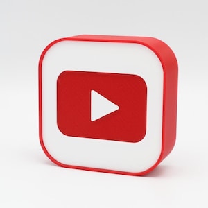 Youtube 3D Printed App Block Sign – Small Business & Content Creator ...