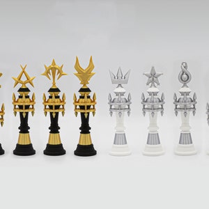 KH3 Chess - Kingdom Hearts 3 Inspired Chess Set - Etsy