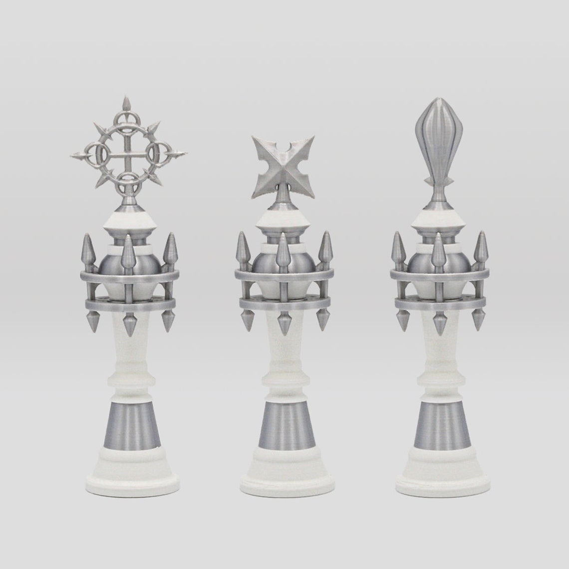 Kingdom Hearts Chess Sea Salt Trio – 3D Printed KH3 Pieces: Roxas, Xion ...