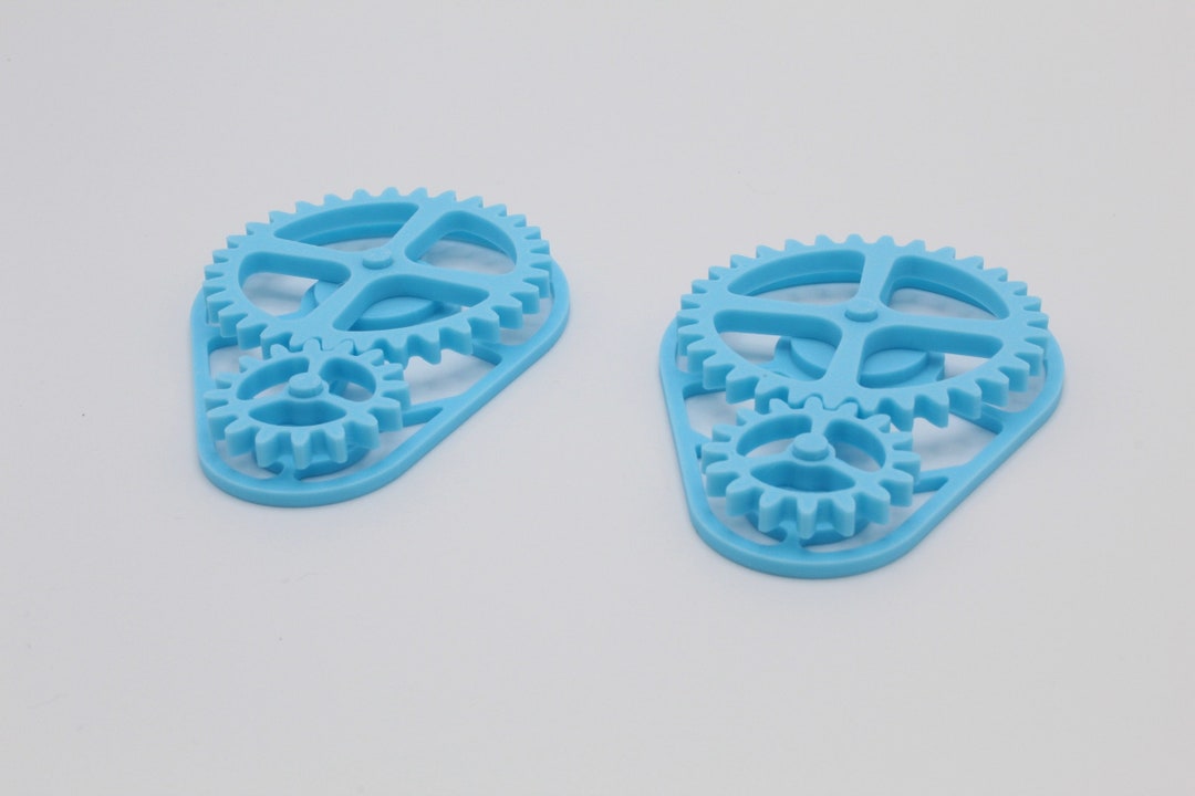 2-pack Gear Fidget Spinner Set - Interchangeable Multi-color Gears - Etsy