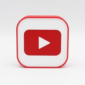 Youtube 3D Printed App Block Sign – Small Business & Content Creator ...