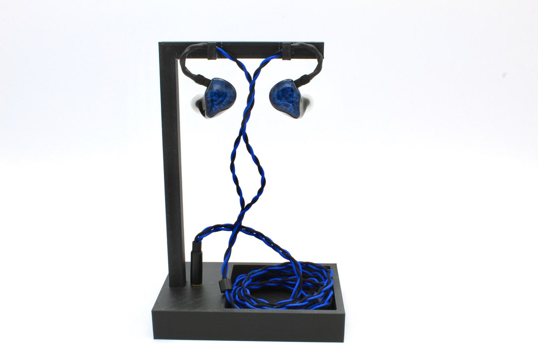 Low-poly Minimalist IEM Desktop Stand Earphone Display & Versatile Plug ...