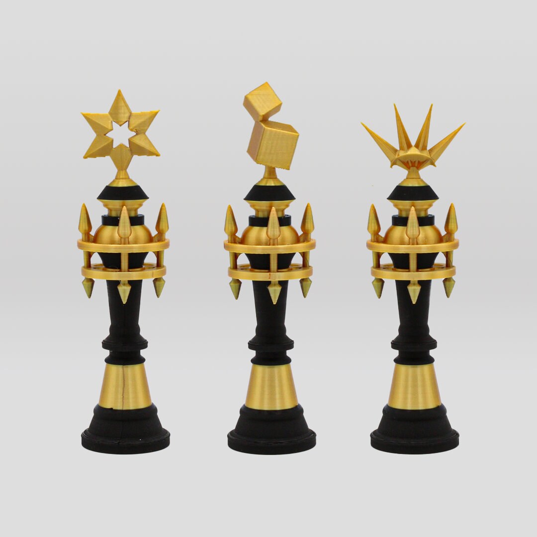 KH3 Chess - Ancient Trio Pieces - Marluxia, Larxene, Luxord - Etsy